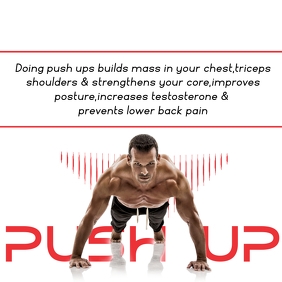 Customizable Design Templates for Push-ups | PosterMyWall
