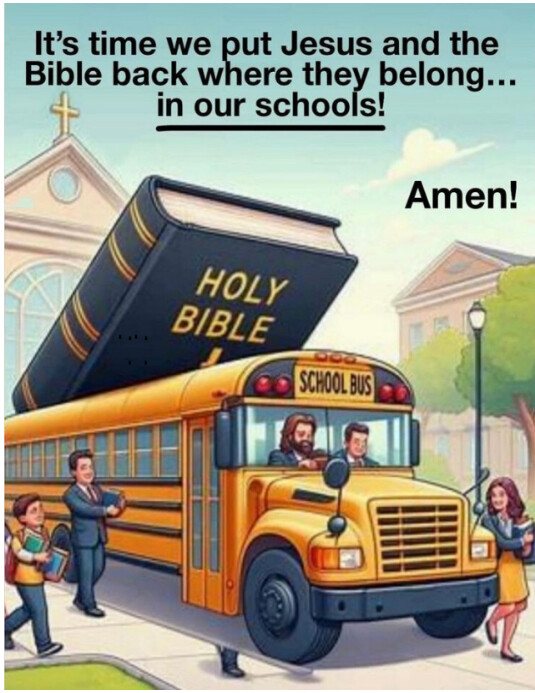 Put Jesus and the Bible back to school Template | PosterMyWall