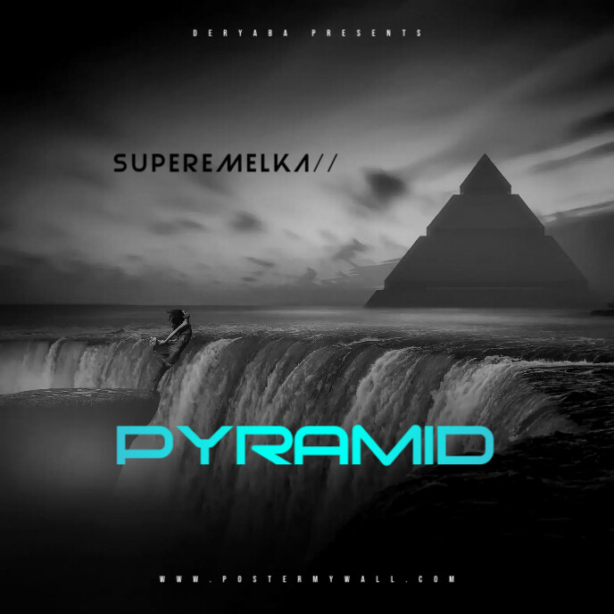 Pyramyd Waterfall Mixtape Cover | PosterMyWall