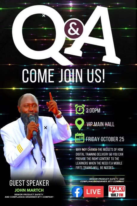 q&a Template | PosterMyWall