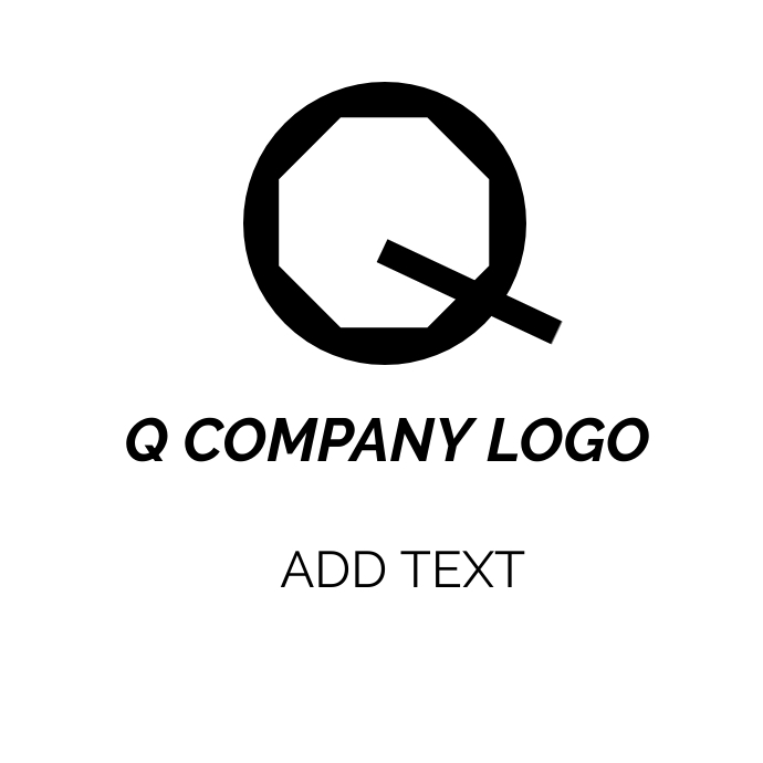 q company logo q logo deign Template | PosterMyWall
