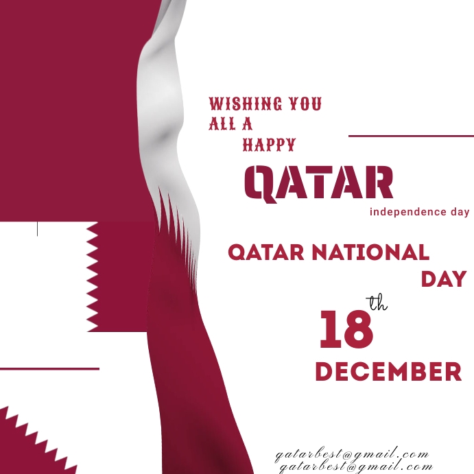 QATAR HOLIDAY Template | PosterMyWall