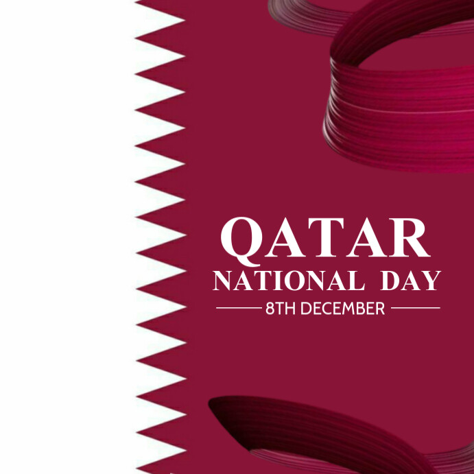 Qatar national day Template | PosterMyWall