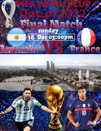Qatar world cup final flyer template | PosterMyWall