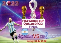 Qatar world cup Final flyer template | PosterMyWall