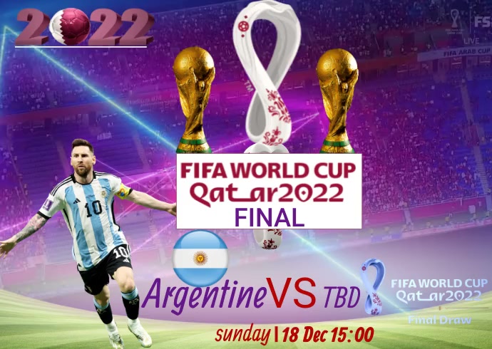 Qatar world cup Final flyer template | PosterMyWall