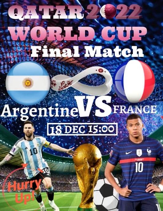 Qatar world cup final flyer template | PosterMyWall