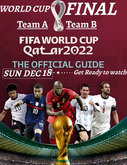Qatar world cup flyer template | PosterMyWall
