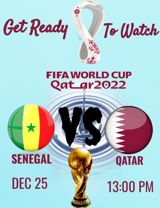 Qatar world cup flyer template | PosterMyWall