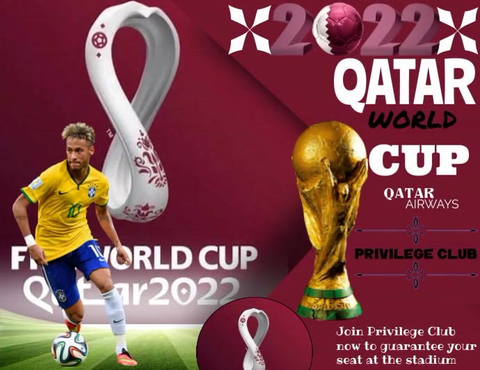 Qatar world cup flyer template | PosterMyWall