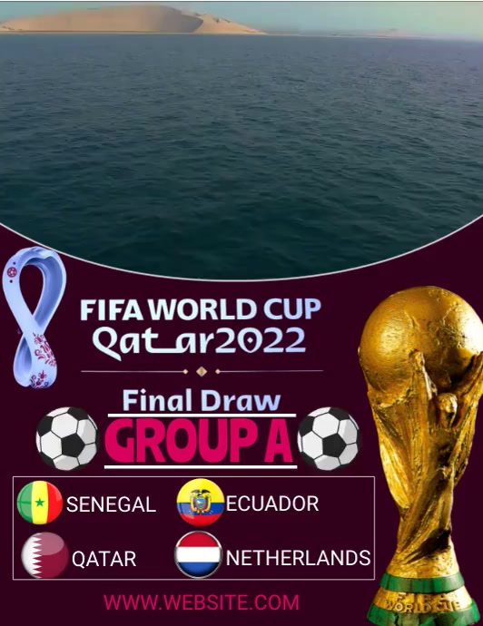Qatar world cup flyer template | PosterMyWall