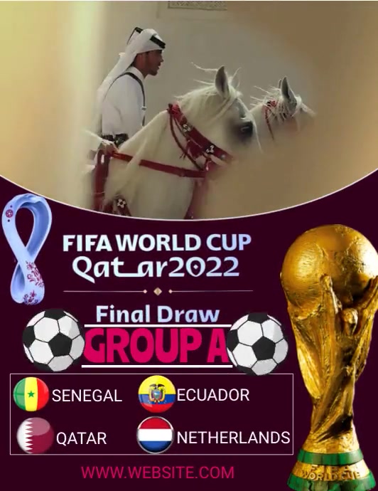 Qatar world cup flyer template | PosterMyWall