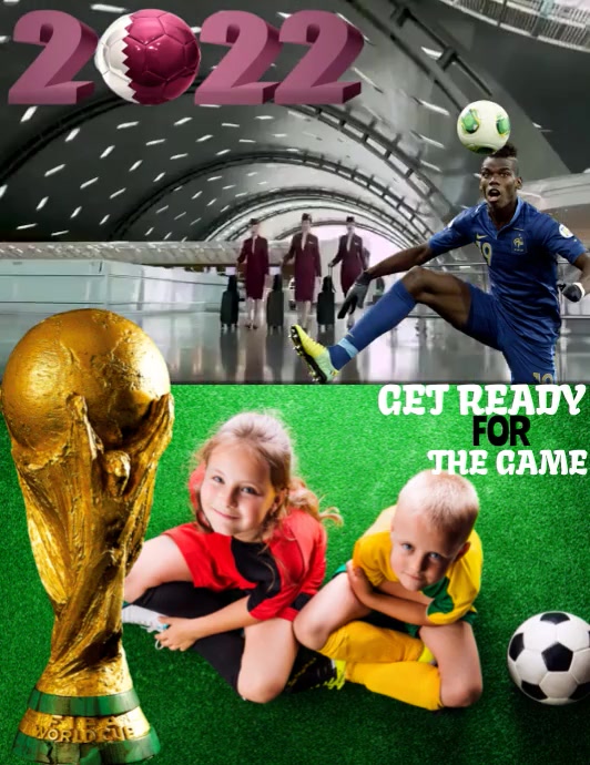 Copy of Qatar world cup flyer template | PosterMyWall