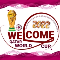 Qatar World Cup Instagram Poster Template | PosterMyWall