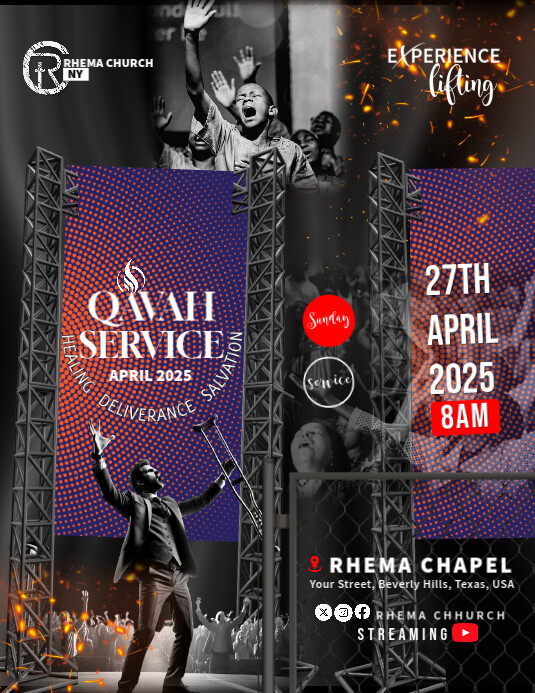 Qavah Service Template | PosterMyWall