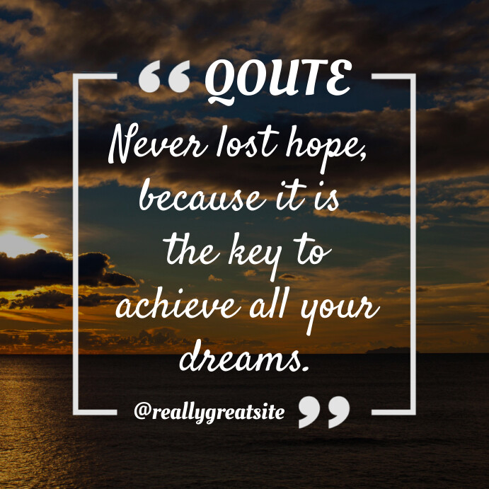 Qoute Template | PosterMyWall