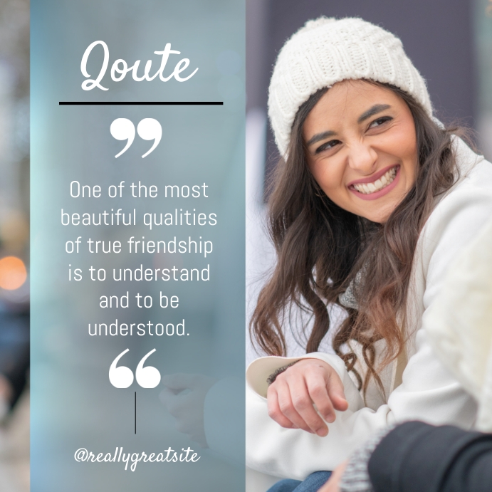 Qoute Template | PosterMyWall