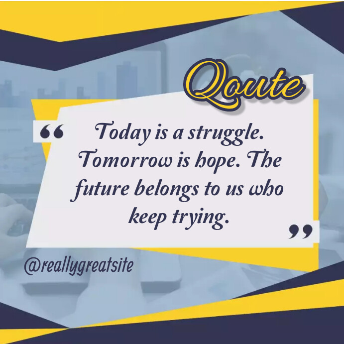 Qoute Template | PosterMyWall