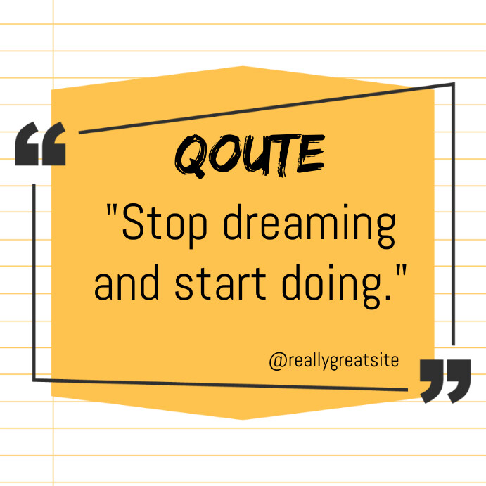 Qoute Template | PosterMyWall