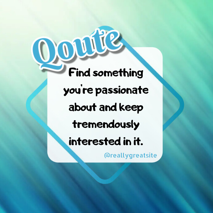 Qoute Template | PosterMyWall