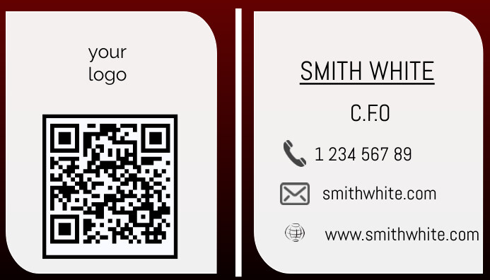 QR BUSINESS CARD Template | PosterMyWall