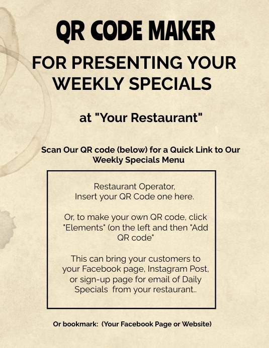 QR Code MAKER (1) Template | PosterMyWall