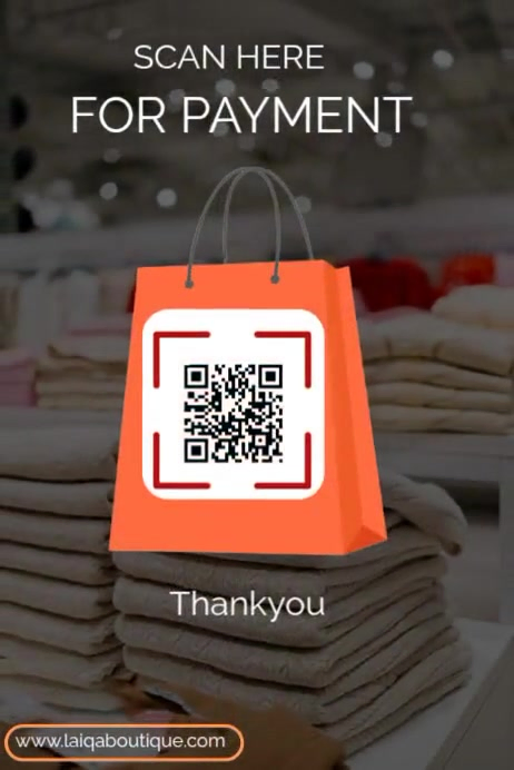 Plantilla de QR Code Payment | PosterMyWall