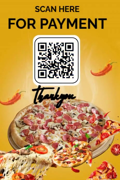 QR Code Payment Poster Template | PosterMyWall