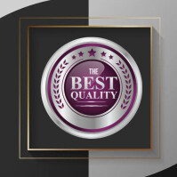 Quality Logo Label Template | PosterMyWall