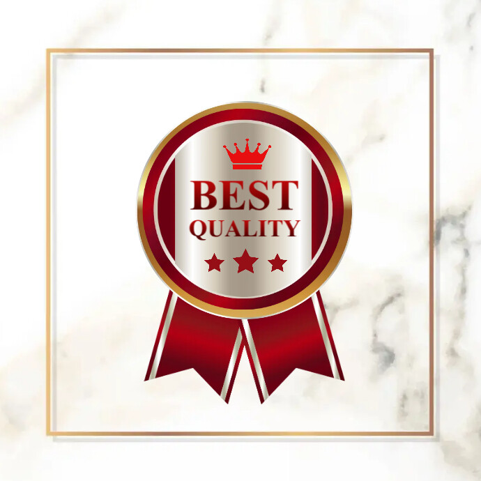 Copy of Quality Logo Label | PosterMyWall