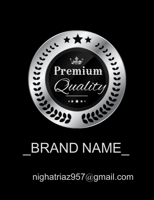Quality Silver Logo Template | PosterMyWall