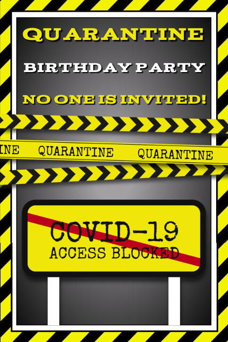Quarantine Birthday Party Parade Invite Tidylady Printables Pin on ...