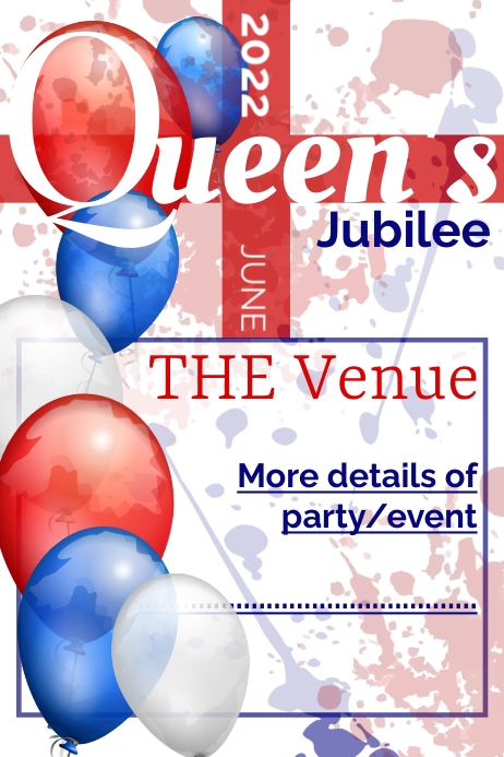 Queen's Jubilee Party Template | PosterMyWall