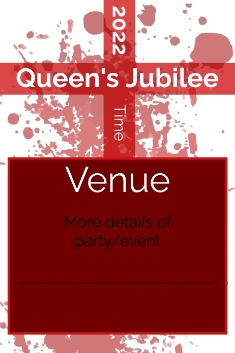 Queen's Jubilee Party Template | PosterMyWall