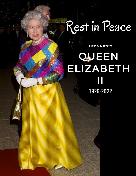 Queen Elizabeth Template | PosterMyWall
