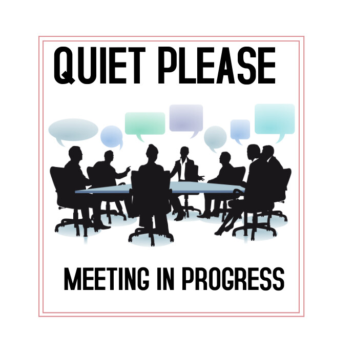 Quiet sign Template | PosterMyWall