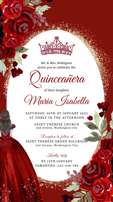 Quinceanera Template | PosterMyWall