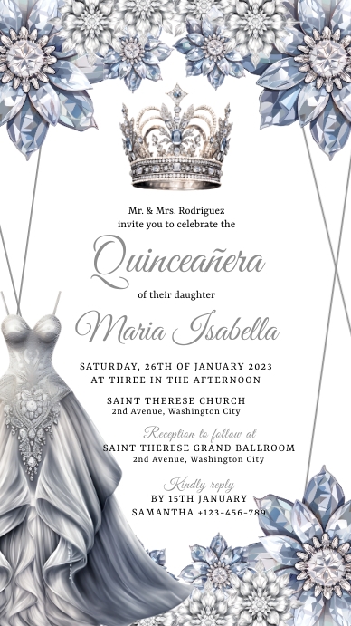 Quinceanera Template | PosterMyWall