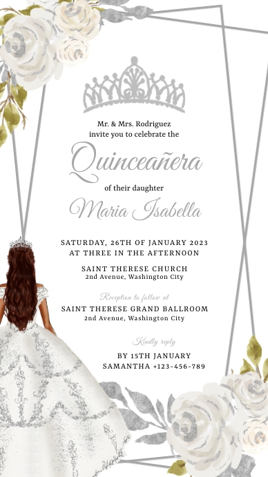 Quinceanera Template | PosterMyWall