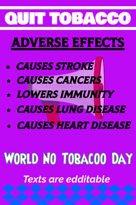 Quit Smoking Template | PosterMyWall