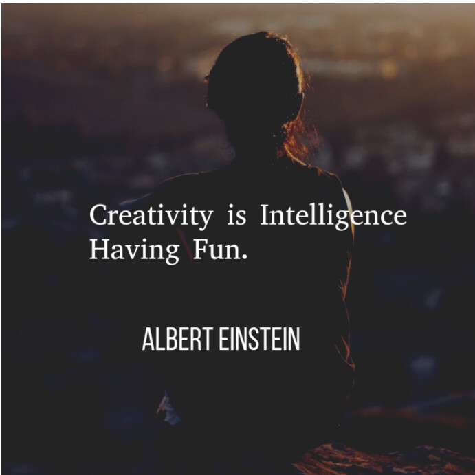 Quits of Albert Einstein Instagram poster template | PosterMyWall