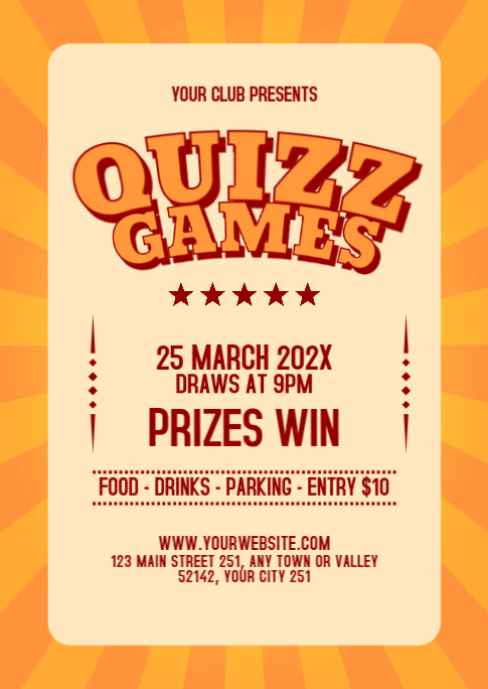Quiz Game Template | PosterMyWall