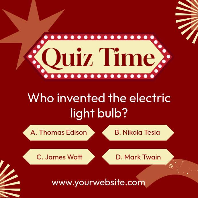 Quiz Time Template | PosterMyWall