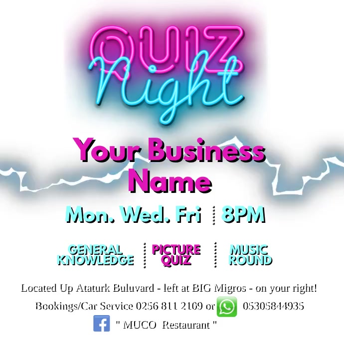 Quiz Time Online Template | PosterMyWall