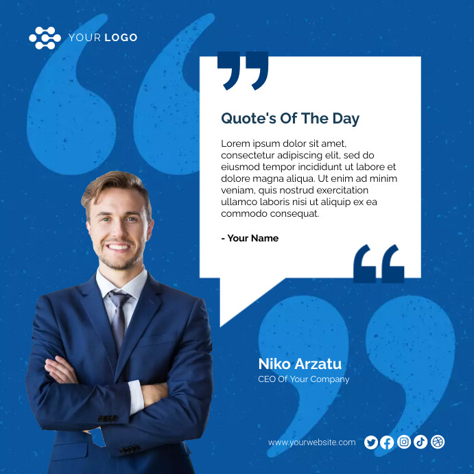 Quote's Of The Day Template | PosterMyWall