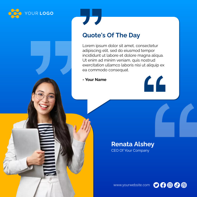 Quote's Of The Day Template | PosterMyWall