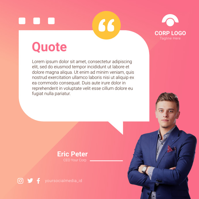 Copy of Quote's Template | PosterMyWall
