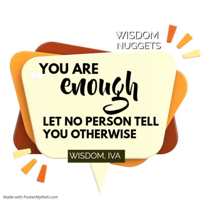 Quote about self esteem Template | PosterMyWall