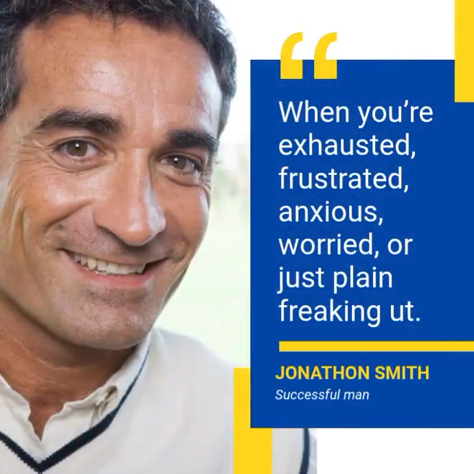 Quote Animation Banner Design Template | PosterMyWall