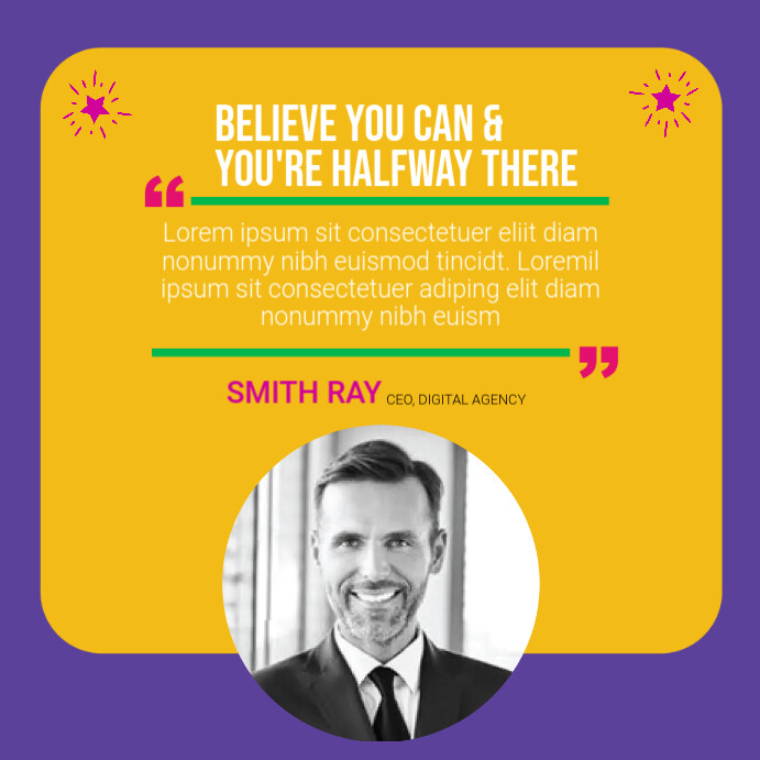 Quote Design Template | PosterMyWall